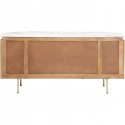 Buffet en manguier massif et marbre blanc - Grace - Kare Design