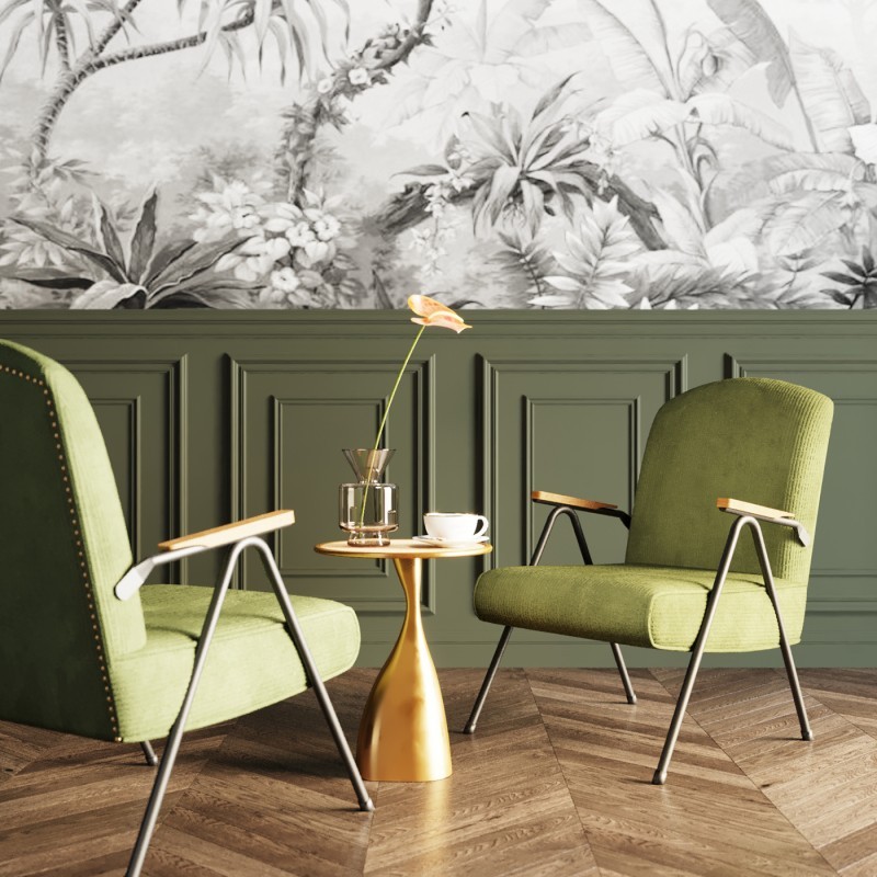 Table d'appoint en aluminium doré - Spacey - Kare Design