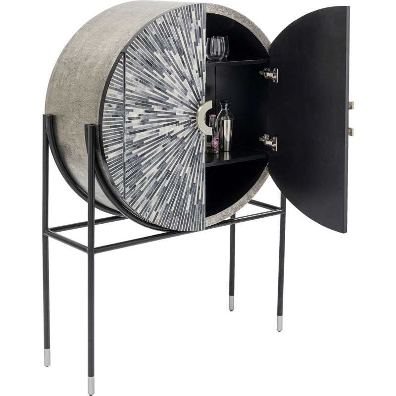 Buffet haut rond gris - Zoom - Kare Design