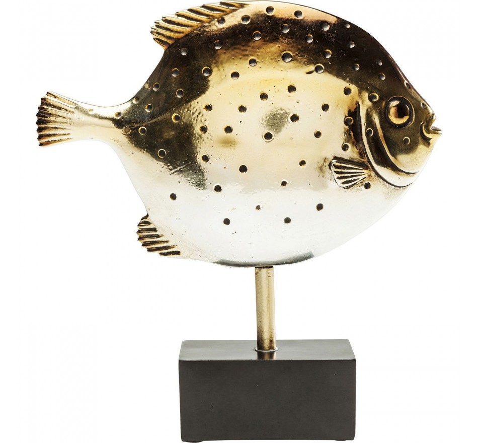 Déco poisson lune doré 32cm Kare Design